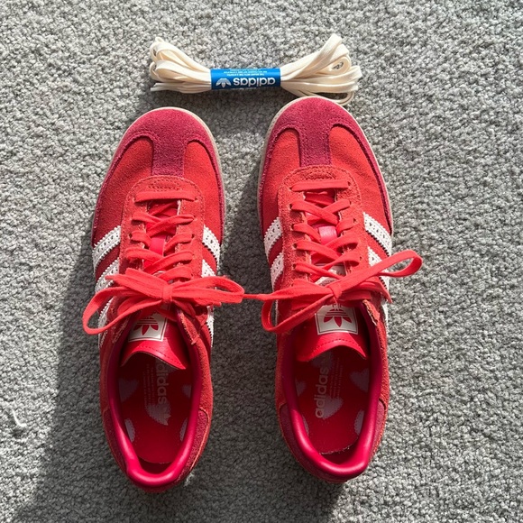 adidas | Shoes | Adidas Red Sambas | Poshmark